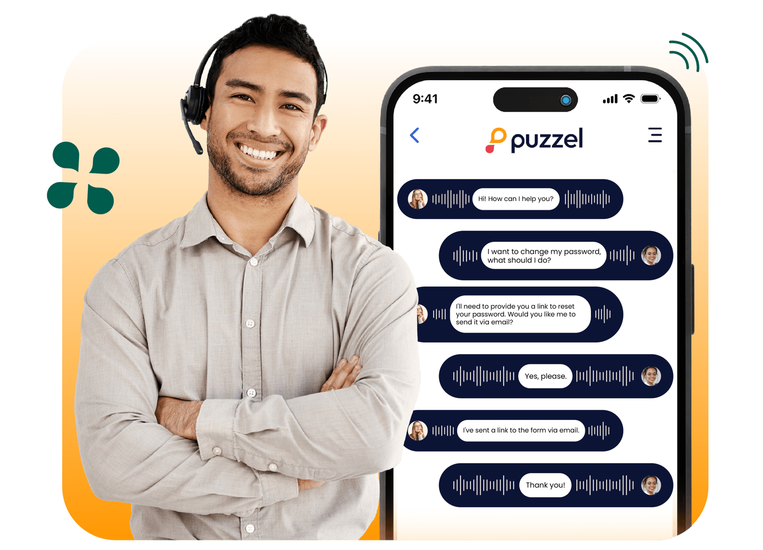Voice Agent | AI agent for the voice channel | Puzzel